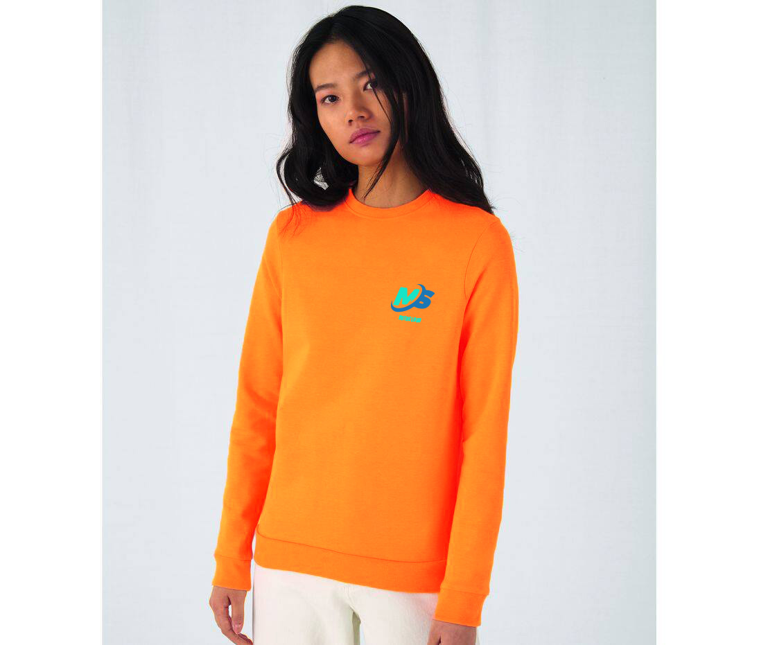 Sweat col rond femme 280G - marquage sérigraphie face et dos deux ...