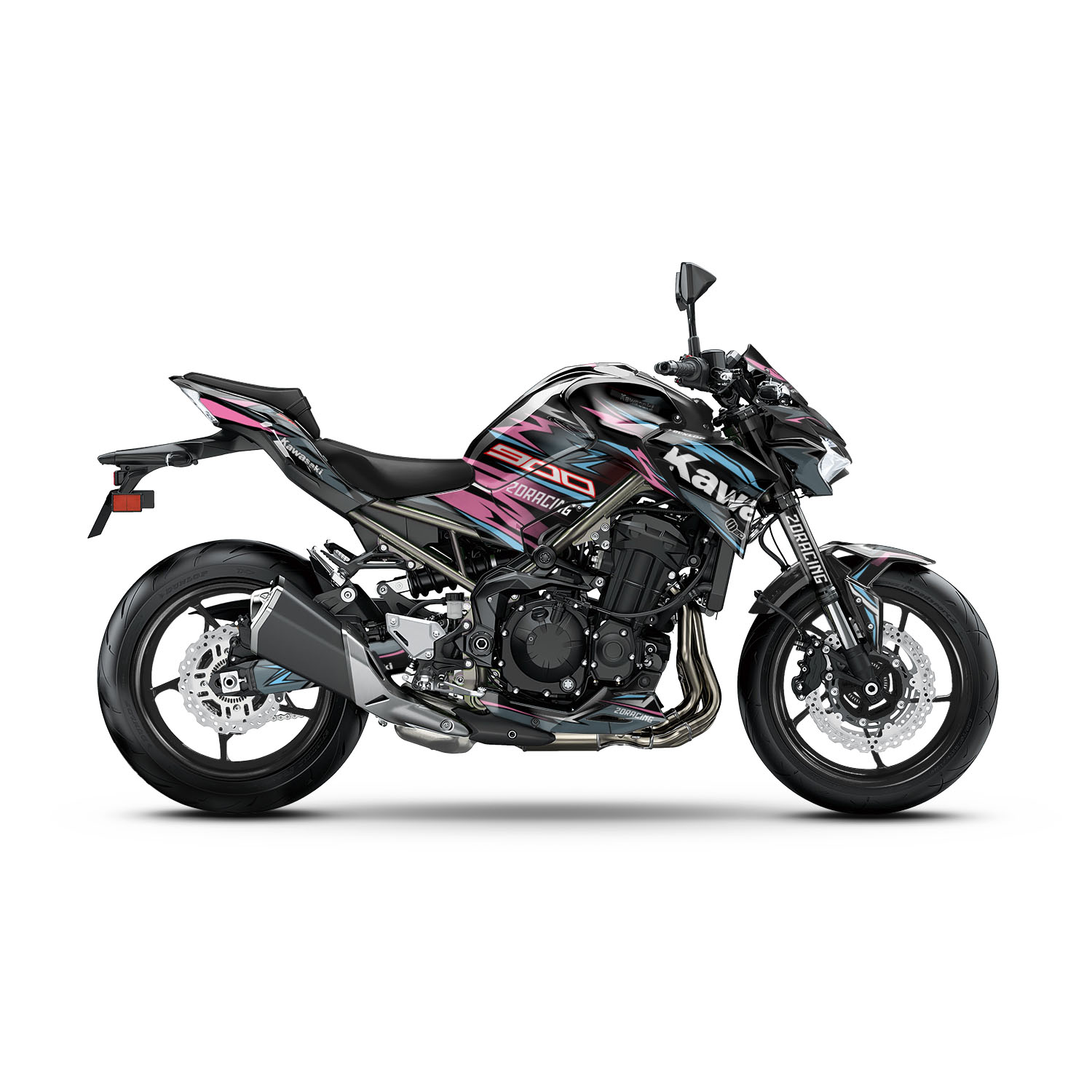 Kit déco Routière - KAWASAKI - Z650 - 2DR4 - PINK