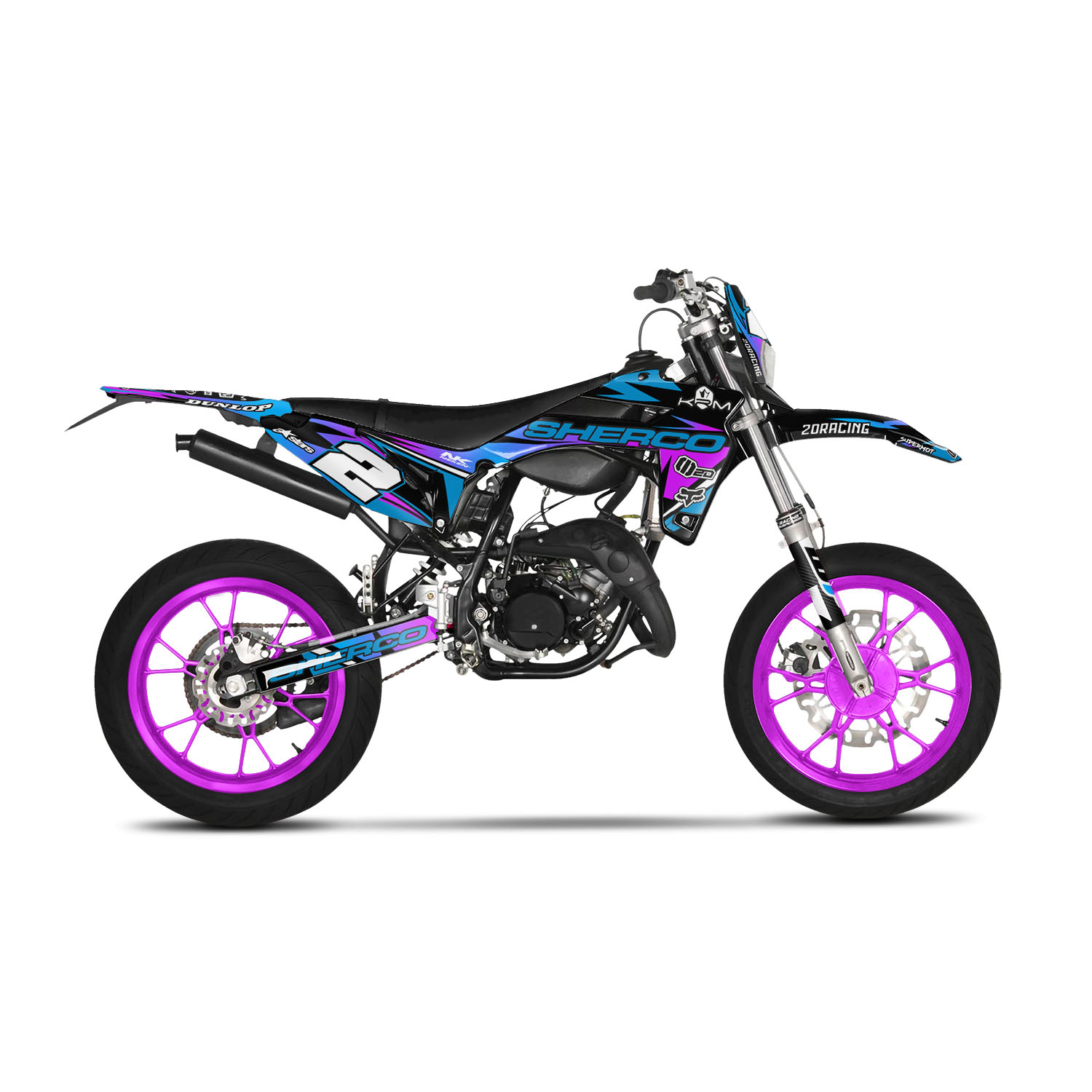 Kit déco 50cc - SHERCO - SE 50 - 2DR4 - PINK