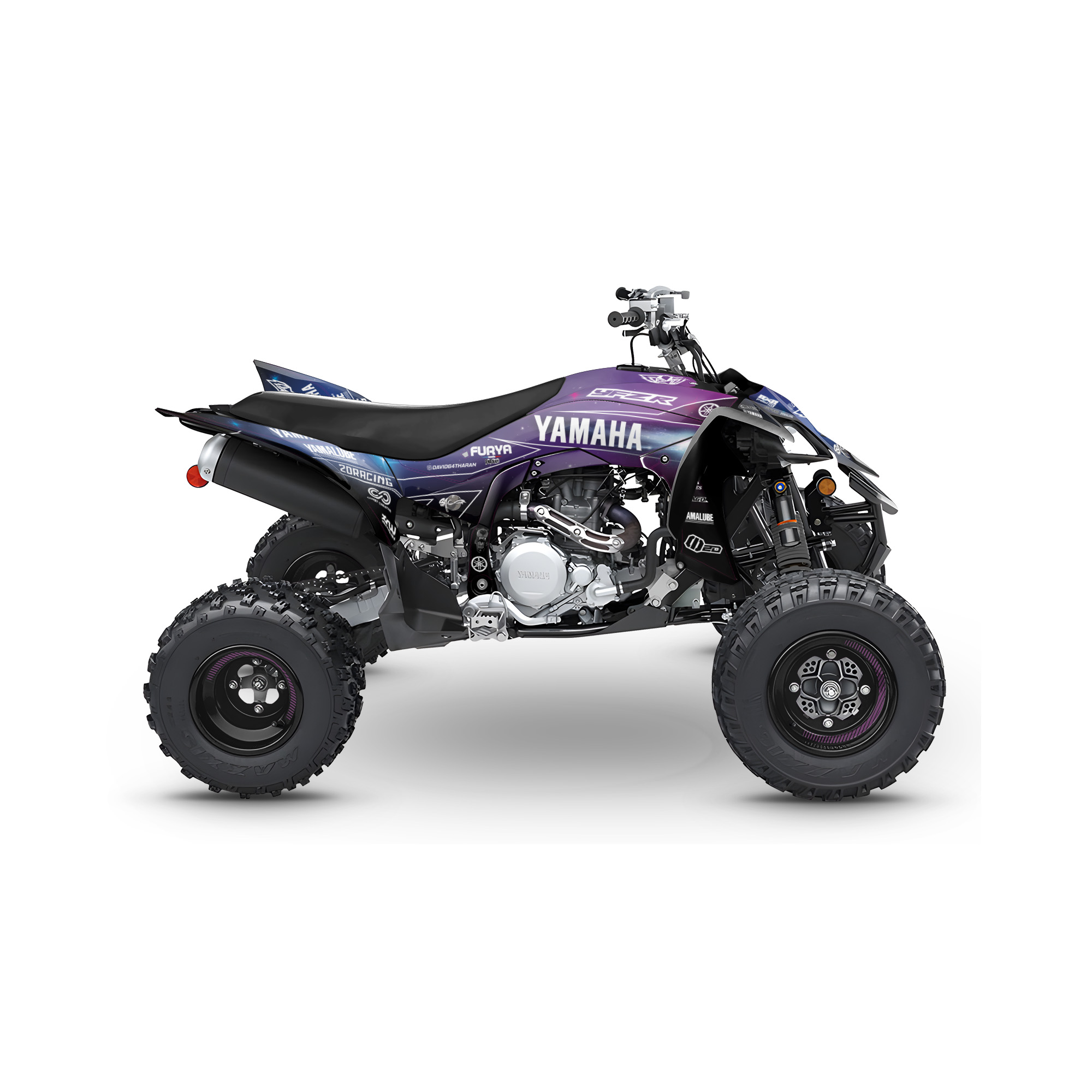 Kit déco Quad - YAMAHA - 50 YFZ - DAVID THARAN ORIGINAL - METEOR