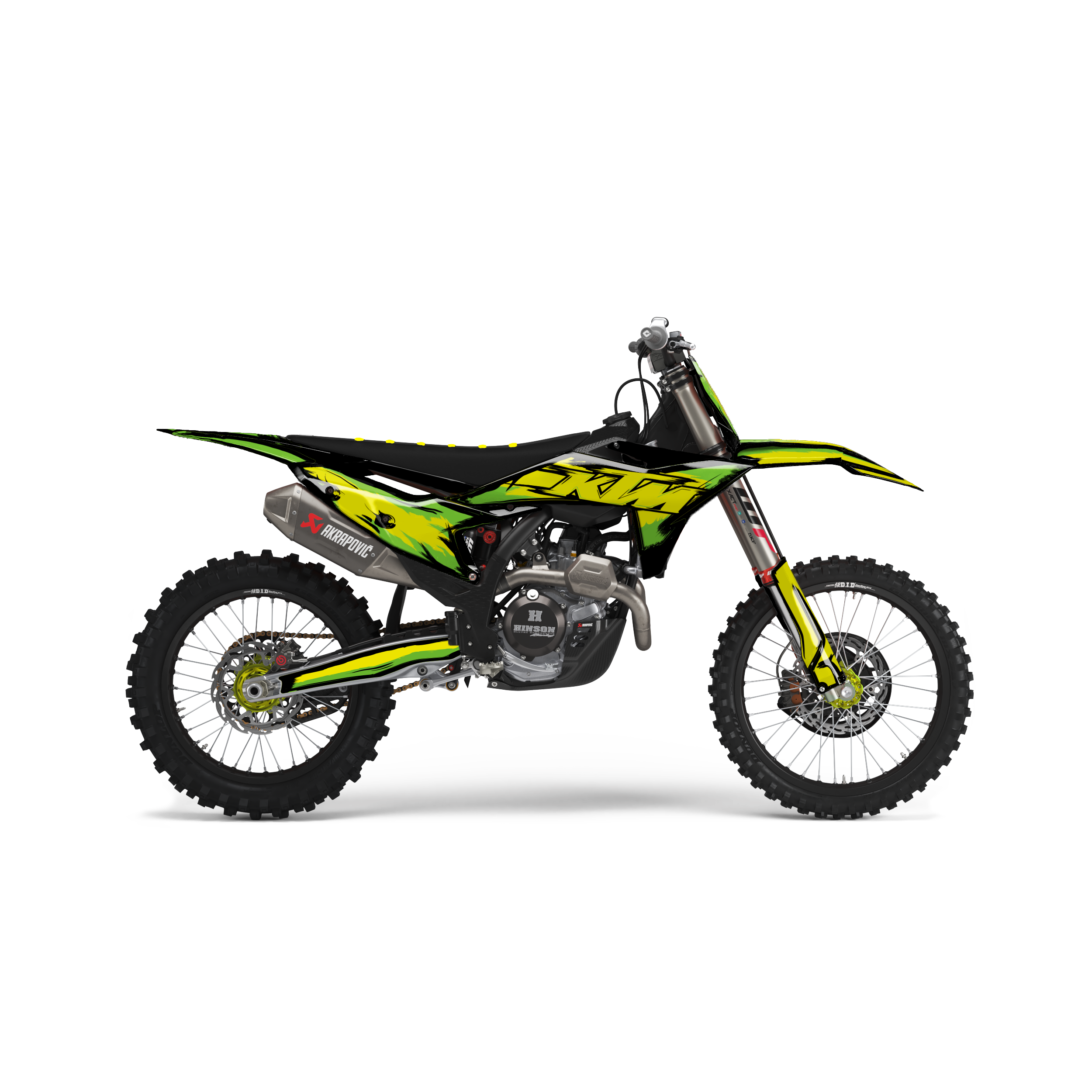 Kit déco Motocross - KTM - SXF SERIES - 2DR12 - YELLOW